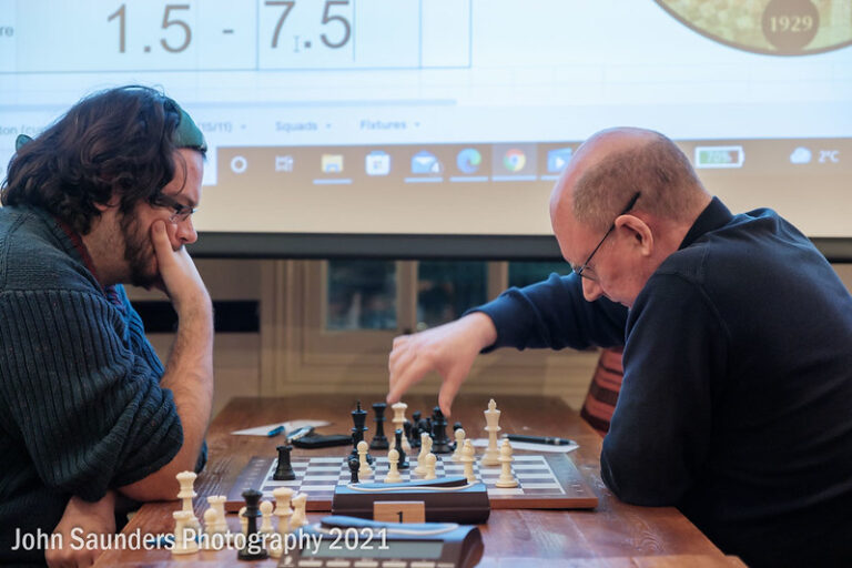 Peter Large (Epsom) v Michael Healey (Kingston) | Kingston Chess Club